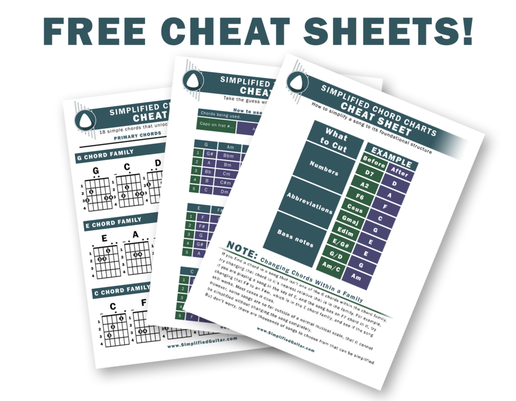 Free Cheat Sheets | Simplified Guitar